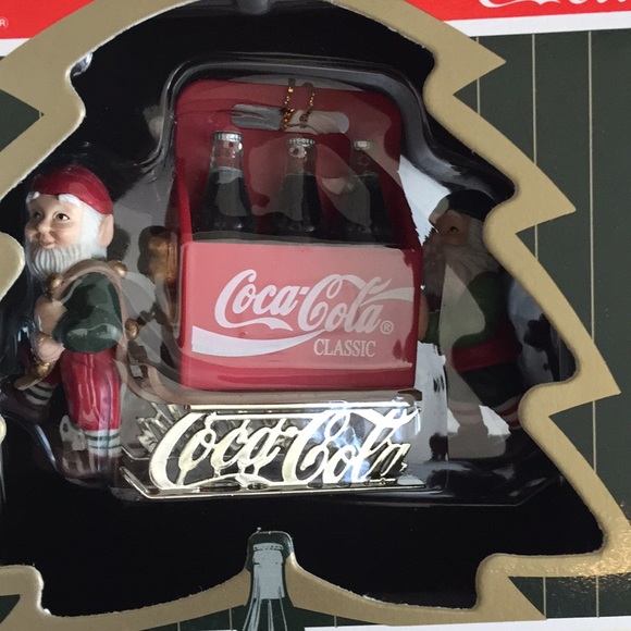 Coca Cola | Holiday | Vintage 996 The Coca Cola Brand Elves Ornament ...